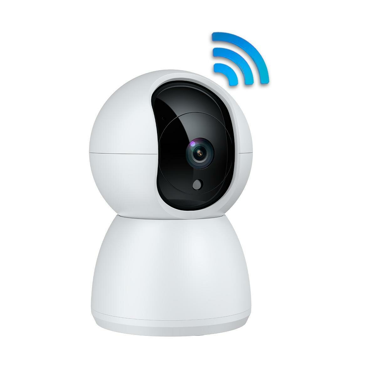 Домашняя миниатюрная поворотная 4Mp Wi-Fi IP-камера Link H76R (4Mp) (K6042RU) с двусторонней связью и записью на SD карту. Обнаружение и отслеживание