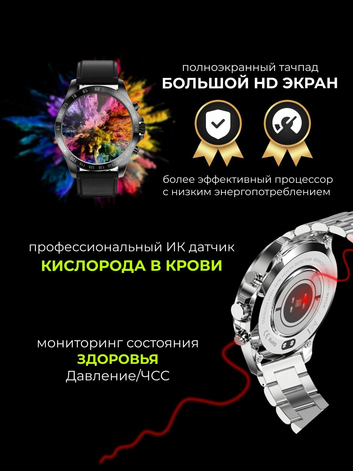 Zephyx Смарт-часы, 41mm — фото 1