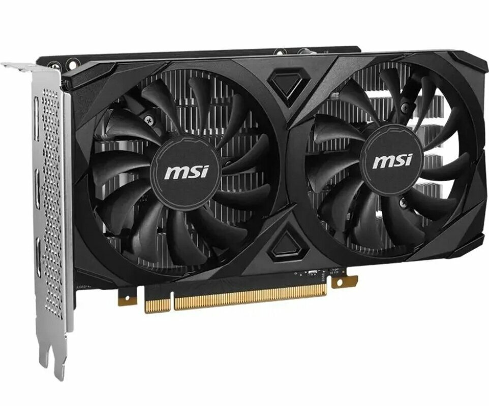 Видеокарта MSI PCIE16 RTX3050 6GB RTX 3050 VENTUS 2X E 6G OC