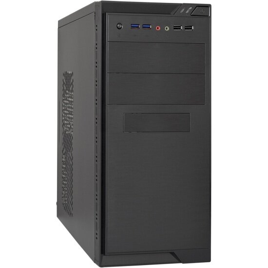Корпус Minitower Exegate MA-372UX-UNS450 (mATX, БП UNS450 с вент. 12см, 2*USB+2*USB3.0, аудио, черный)