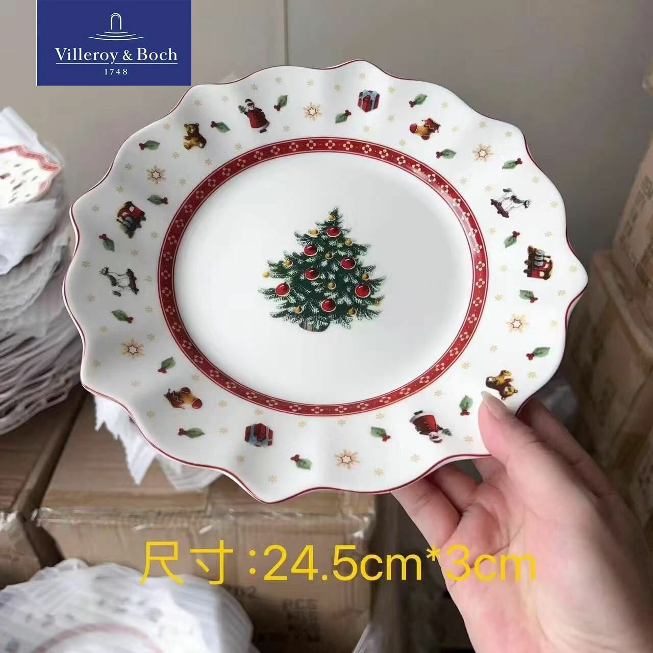 Рождественская посуда и новогодние тарелки Villeroy & Boch