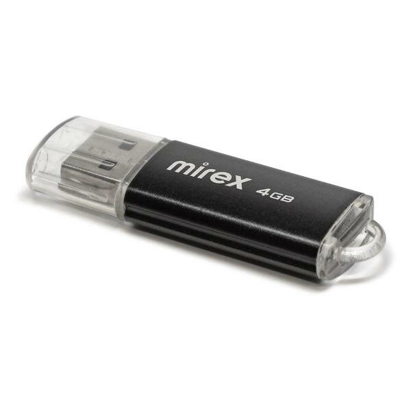 Флэш диск USB Mirex 4GB Unit черный — фото 1