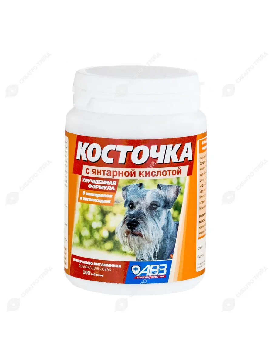 Косточка АВЗ янт. кислота 100 табл.