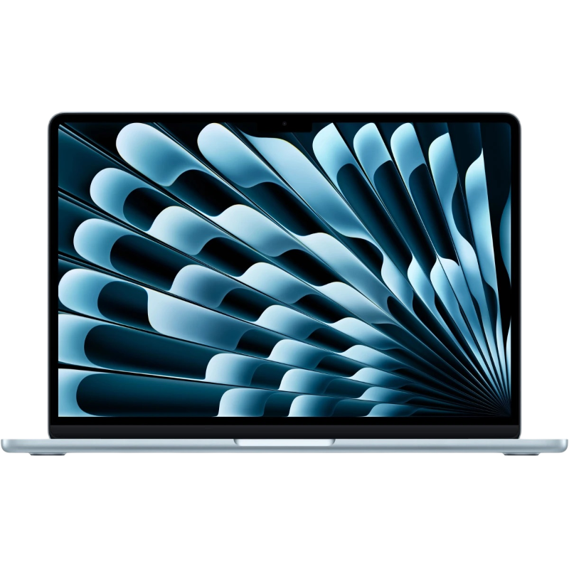 Ноутбук Apple MacBook Air, 13,6", M4 (10 ядер CPU, 8 ядер GPU), 16 ГБ DDR5, 256 ГБ SSD, голубой