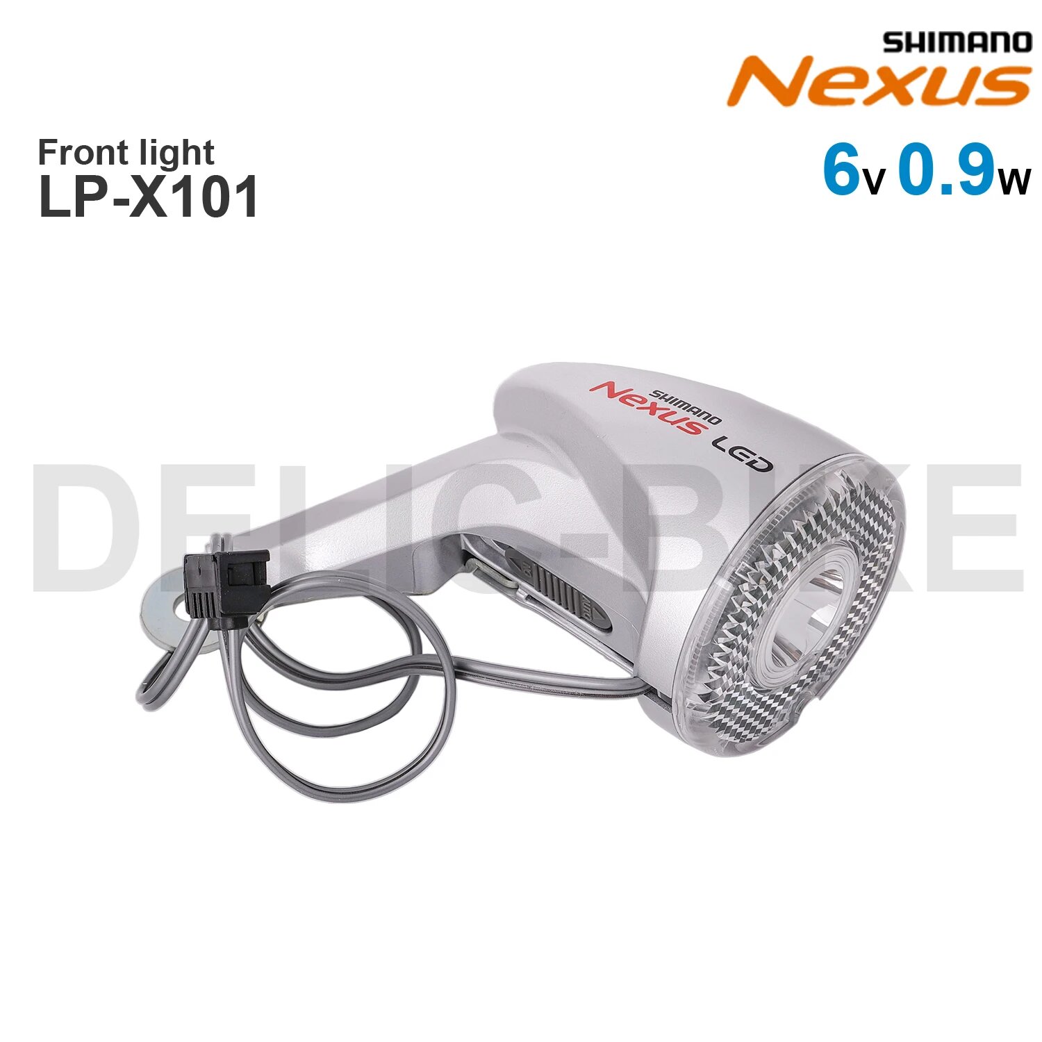 Фонарь передний SHIMANO Nexus LP-X101 6V 0.9W
