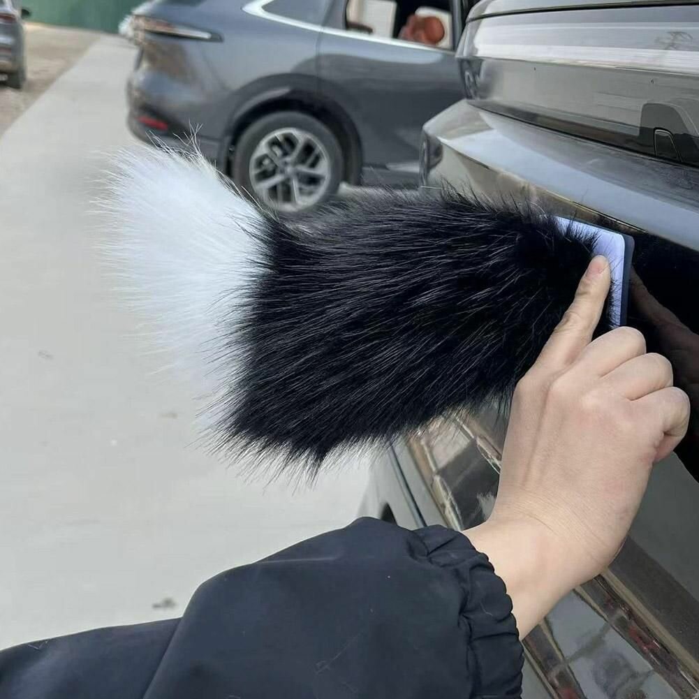 Светящийся пушистый хвост на автомобиль с дистанционным управлением и функцией покачивания