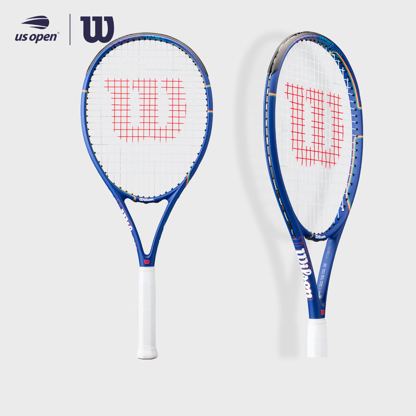 Теннисная ракетка Wilson US OPEN GS 105 — официальная коллекция US Open (рукоятка 2, со струнами)