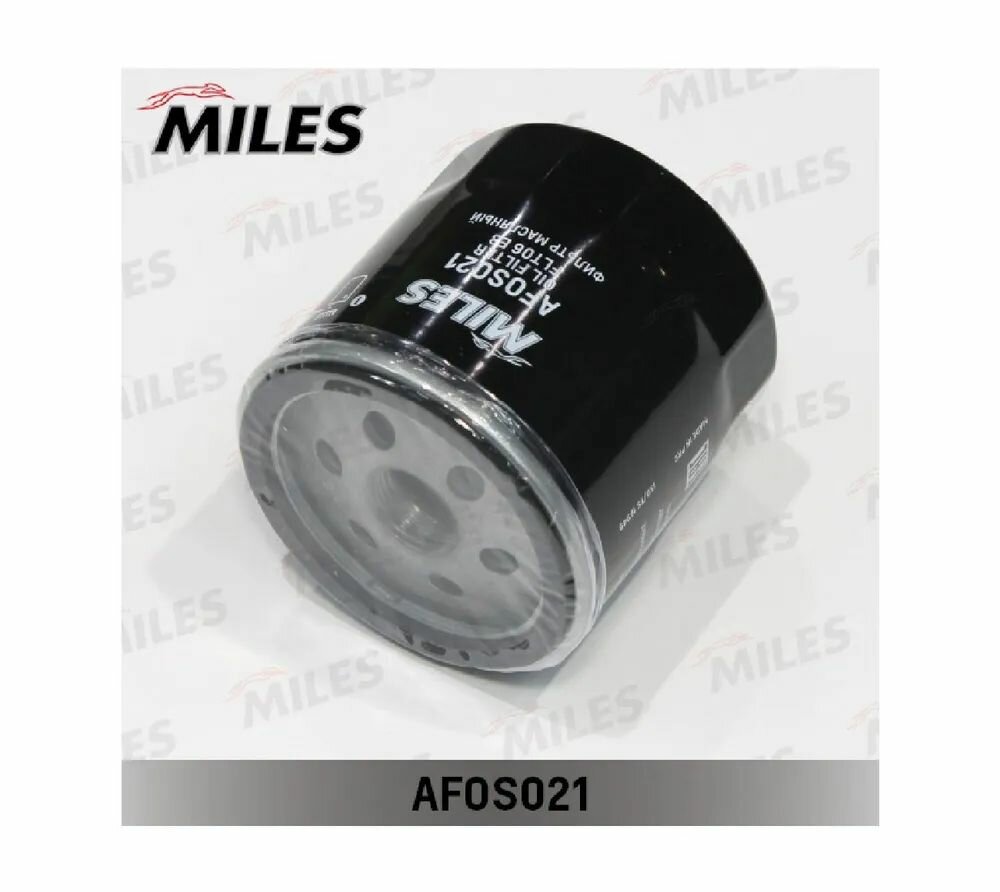 MILES Фильтр масляный арт. AFOS021 на снегоход Буран 4Т, TOYOTA 1.4-3.4 Ford Focus I, II, III 98-, Fusion 02-, Mondeo 1.6 07-; Volvo C30 06-, S40 04