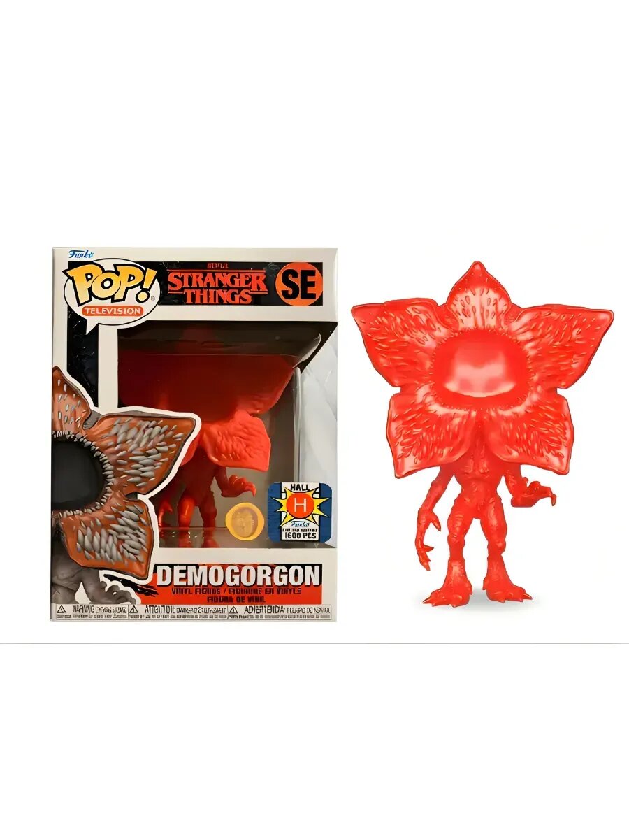 Коллекционная фигурка Stranger Things Demogorgon (SE) "Демогоргон" (SE) из сериала "Очень странные дела", красный