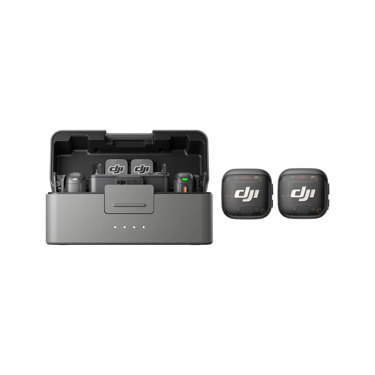 Беспроводной микрофон, DJI Mic 3 (4 TX + 1 RX + Чехол для зарядки) для блогов, подкастов, съёмок