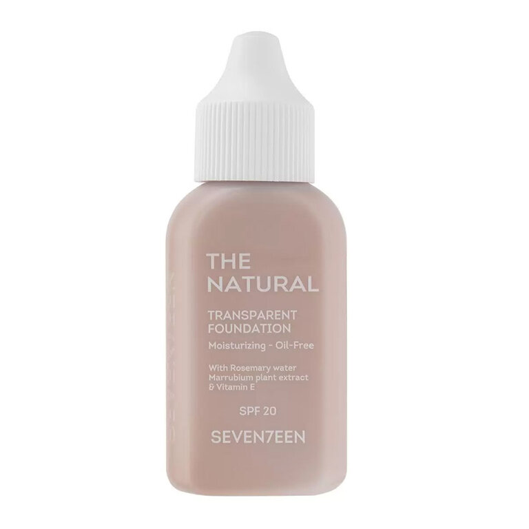 SEVENTEEN THE NATURAL TRANSPARENT FOUNDATION Тональный крем Греция 35 мл