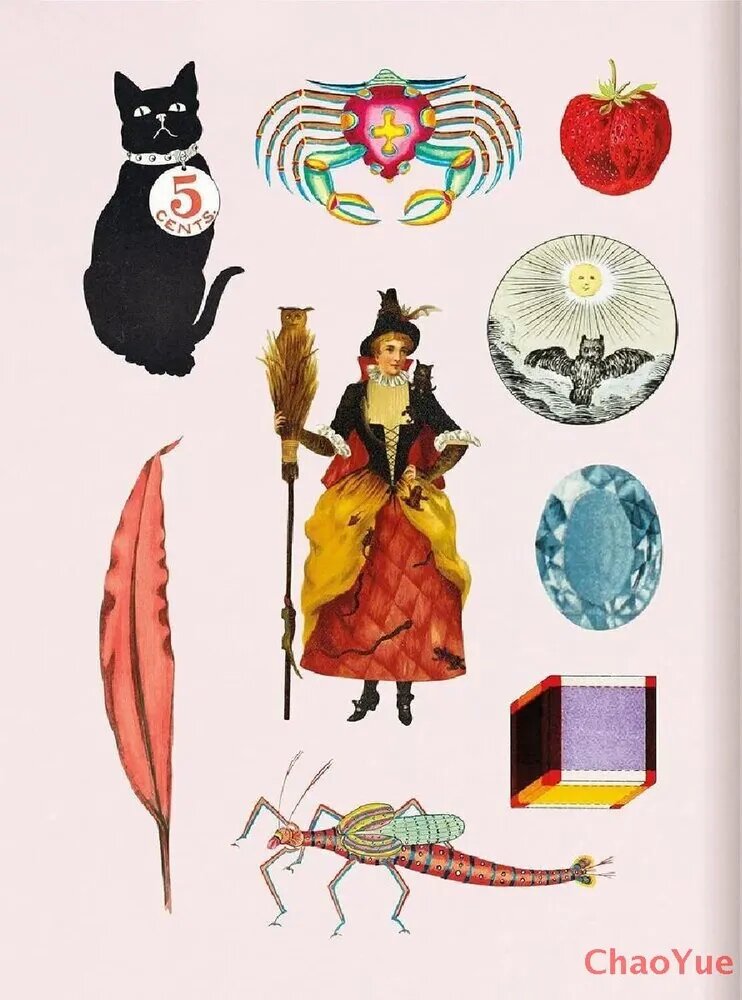 The Antiquarian Sticker Book: Bibliophilia, книга с наклейками, 300 страниц, Odd Dot, 2021 год — фото 1