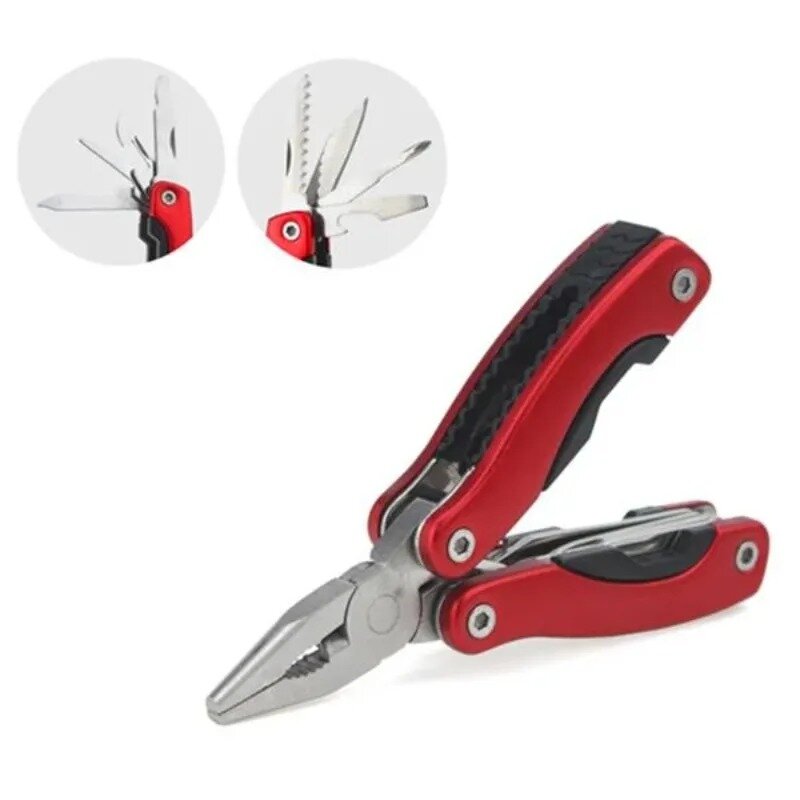 Camping Gear Outdoor Survival Из Нержавеющей Стали 9 В 1 Портативный Многофункциональный Инструмент Плоскогубцы Аксессуары Для Кемпинга Портативный