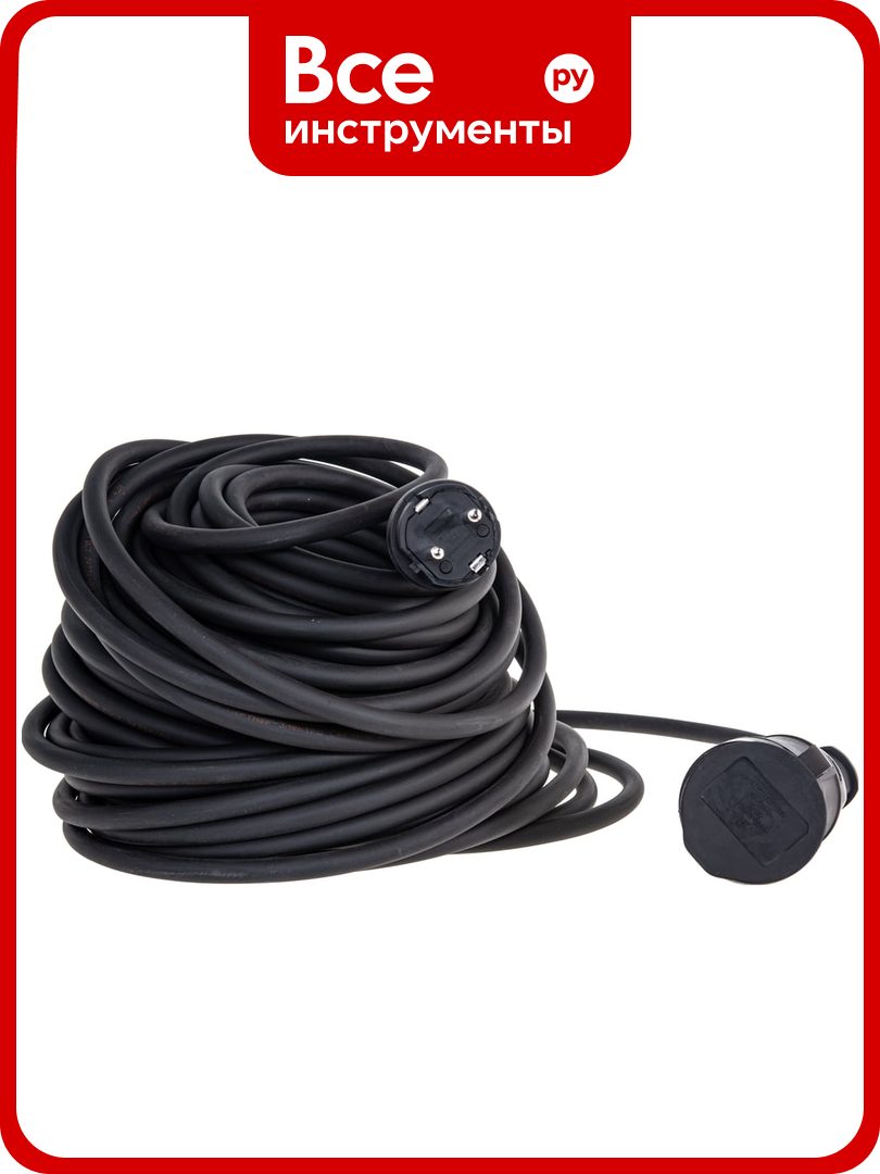 Удлинитель-шнур Gigant с/з КГт 3х2,5 16A 30м IP 44 INDUSTRY EG PE-028