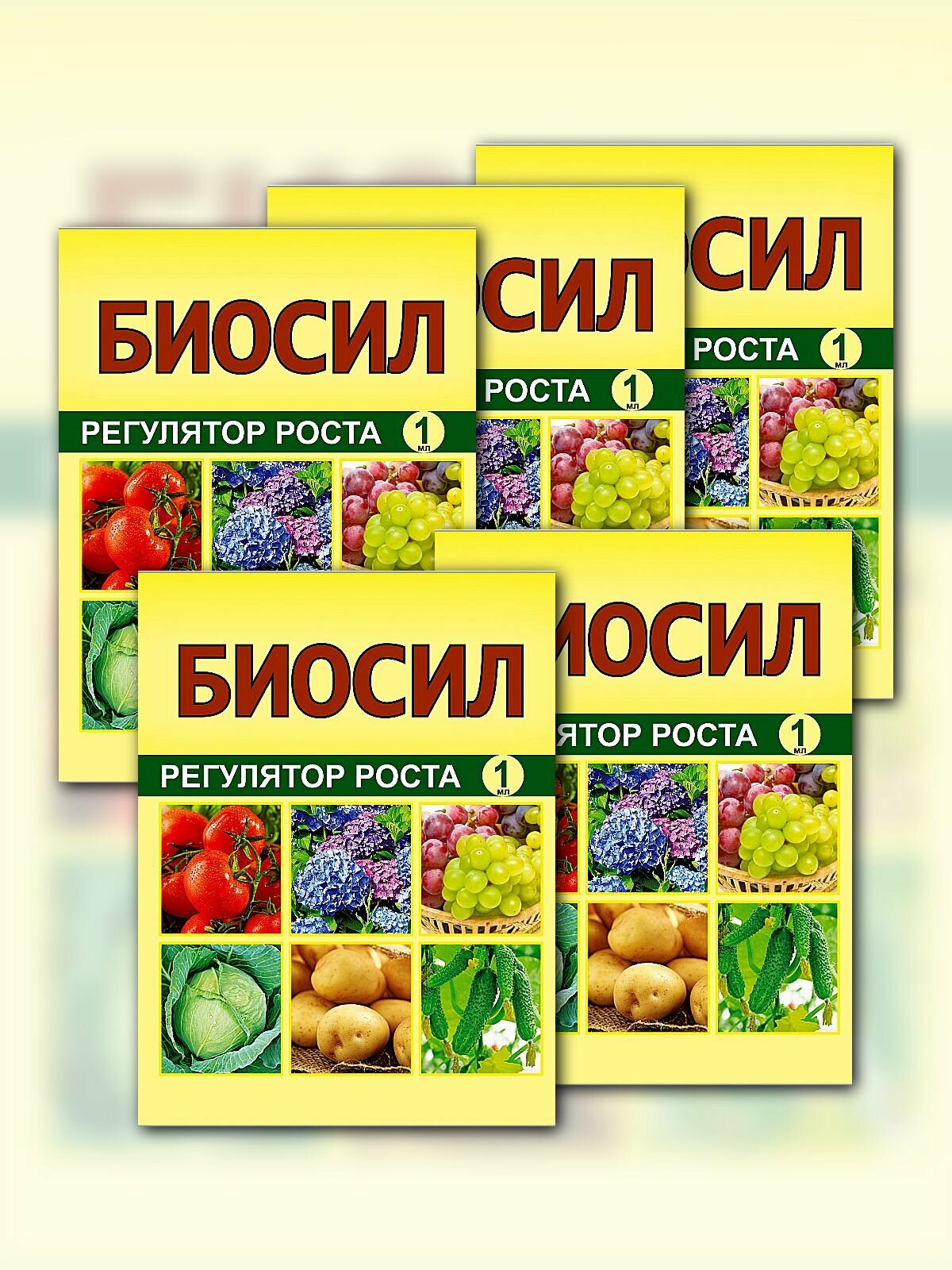 Биосил 1 мл регулятор роста и развития растений "Ваше Хозяйство", 5 шт