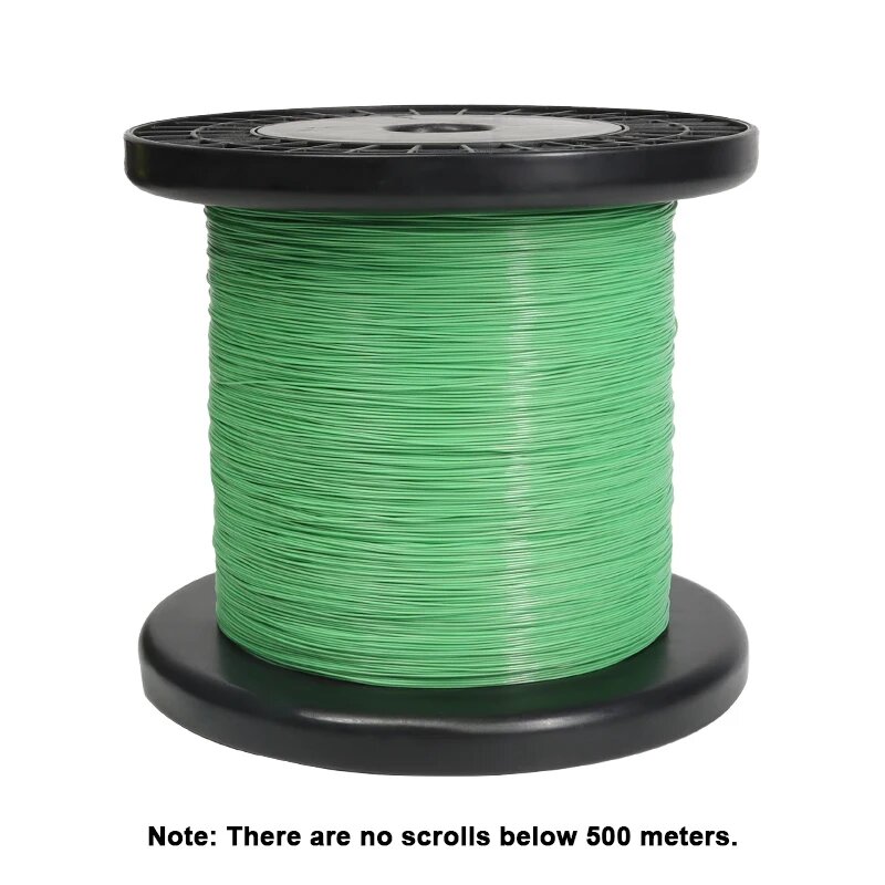 Микропровод FEP 10064, 10-500 м, 40-26 AWG, с FEP-изоляцией 34AWG, Зеленый, Green, 20m