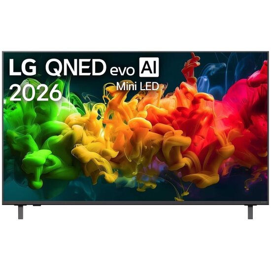 Телевизор LG 55QNED80B6B. ARUG, QNED, 4K Ultra HD, черный