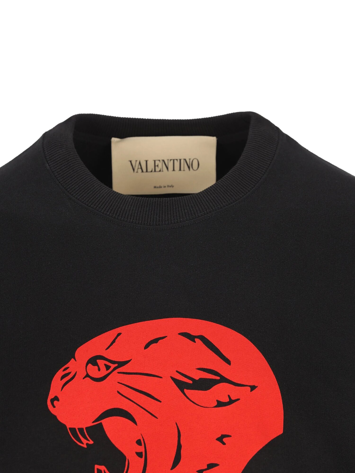 Брюки Valentino Panther-print sweatshirt, размер 50, black/black — фото 1