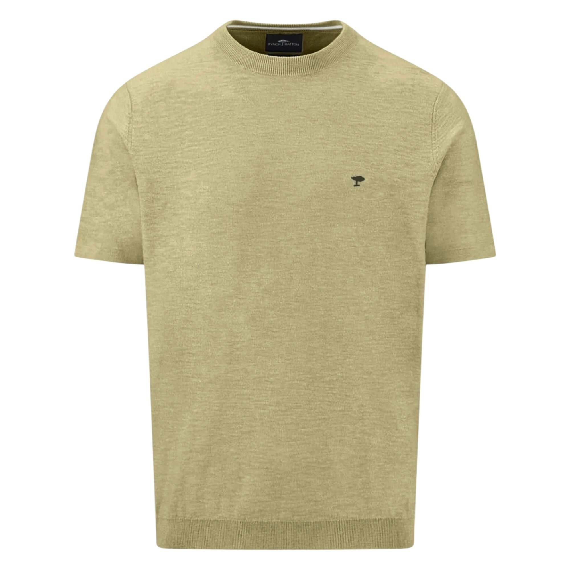Футболка FYNCH-HATTON Casual Linen Cotton Look