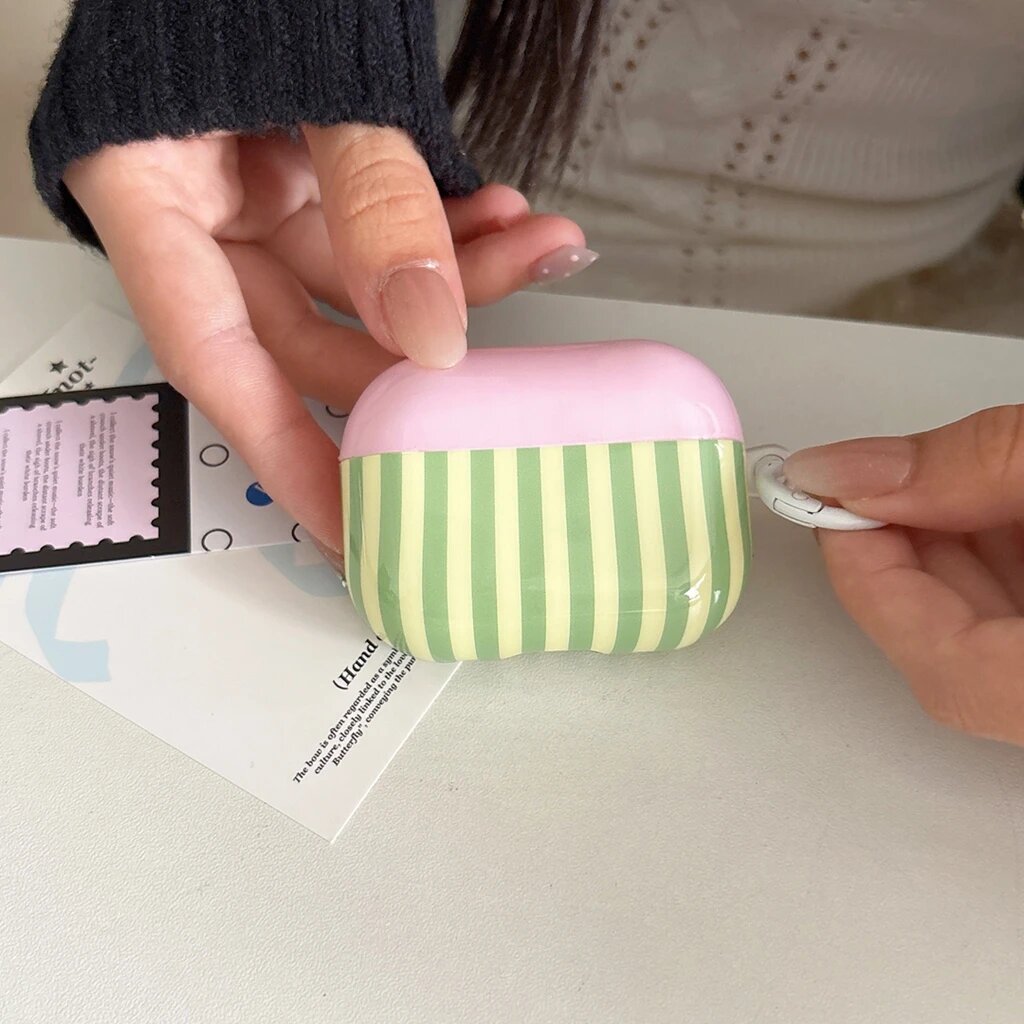 Чехол для AirPods в корейском стиле for AirPods 4, Pink