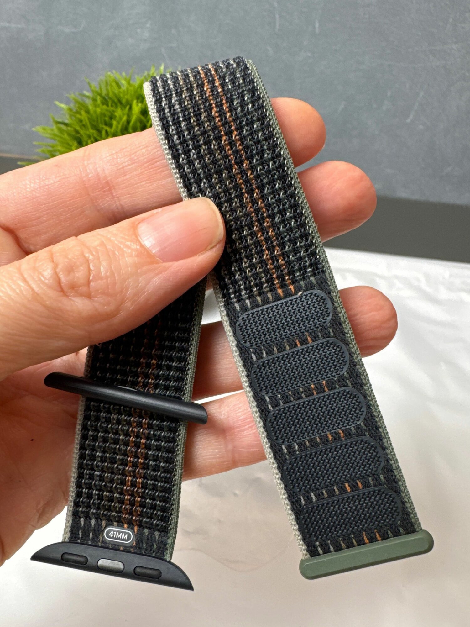 Ремешок нейлоновый/тканевый Sport Loop (Без коробки) Midnight 38-40-41mm (Series 1-9) & 42mm (Series 10) MPLA3ZM/A