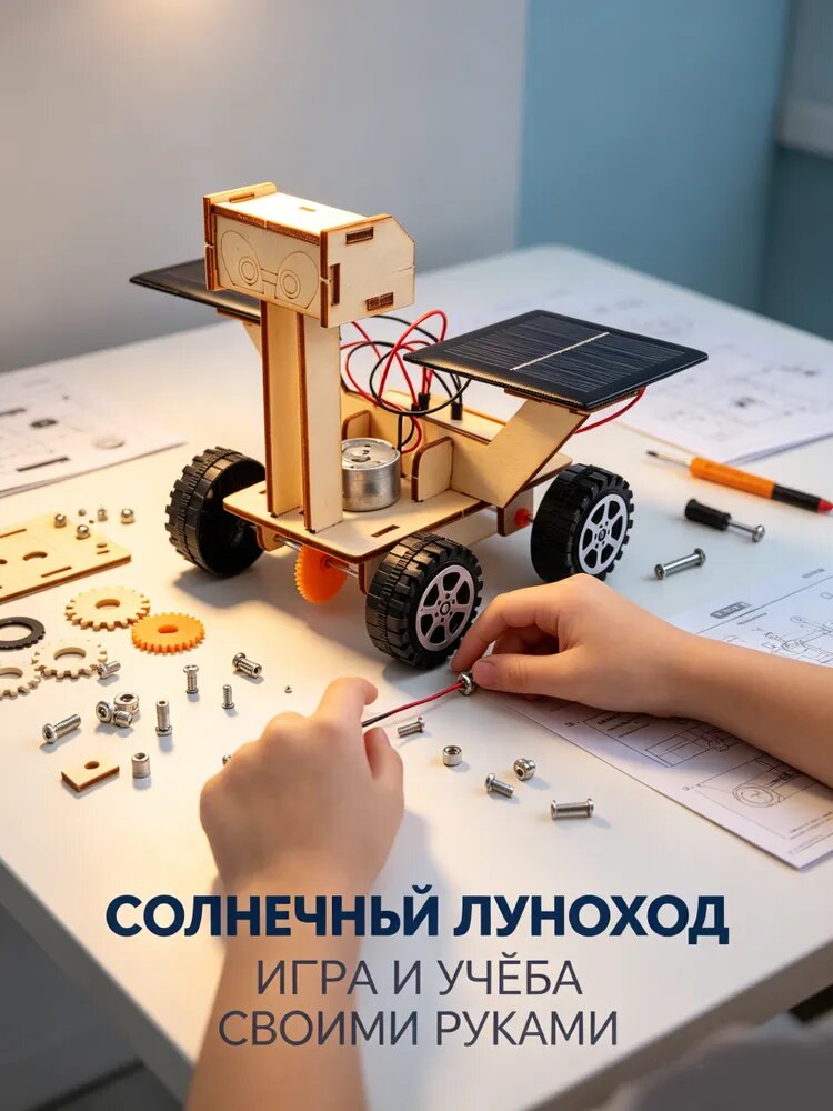 1 набор самодельного деревянного телескопа для самостоятельной сборки