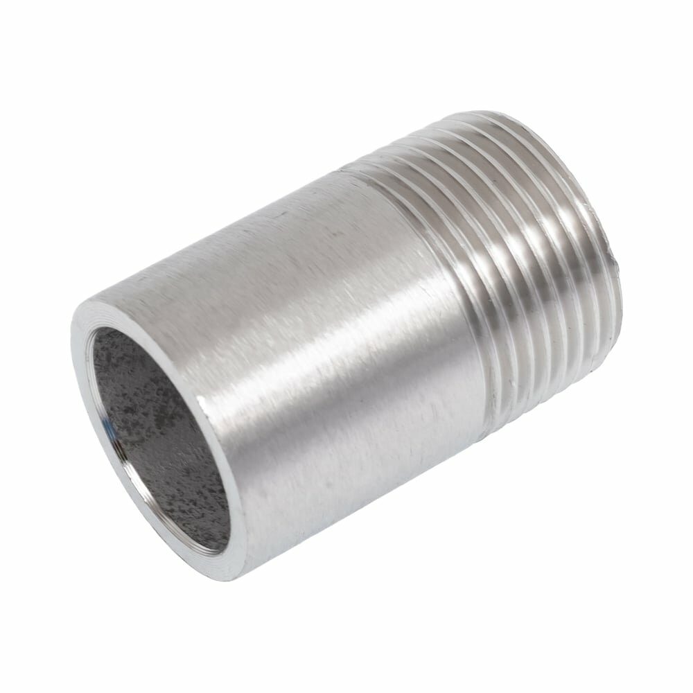 Ниппель приварной NEWKEY нержавеющий, AISI304 DN20 (3/4), (CF8), PN16 набор 4 шт NAB4-NK-NE20/4 — фото 1