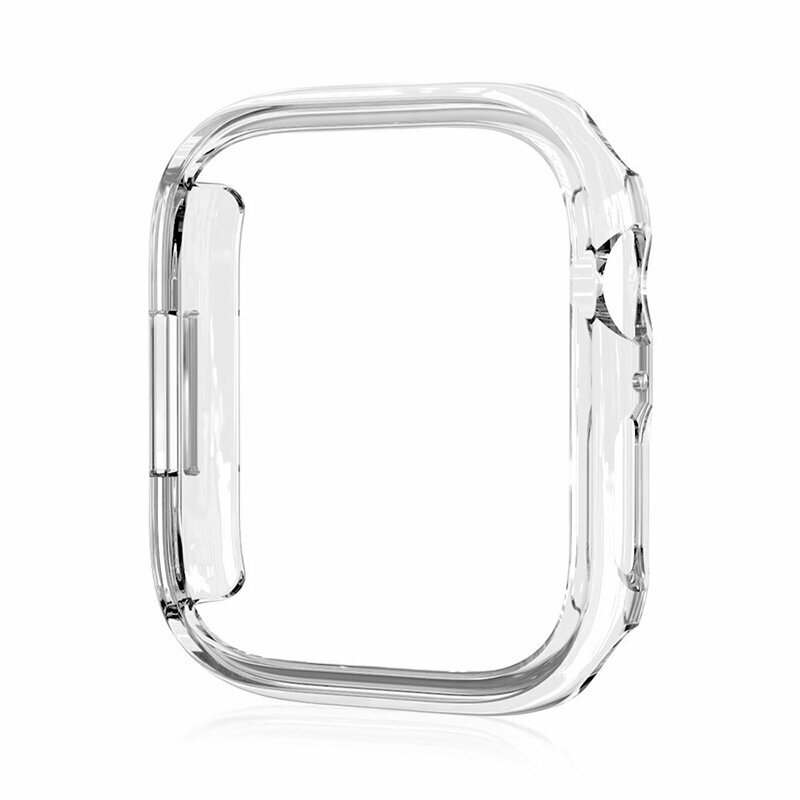 Защитный чехол для Apple Watch 46 мм с ПК-электропокрытием прозрачного цвета для 10 поколения