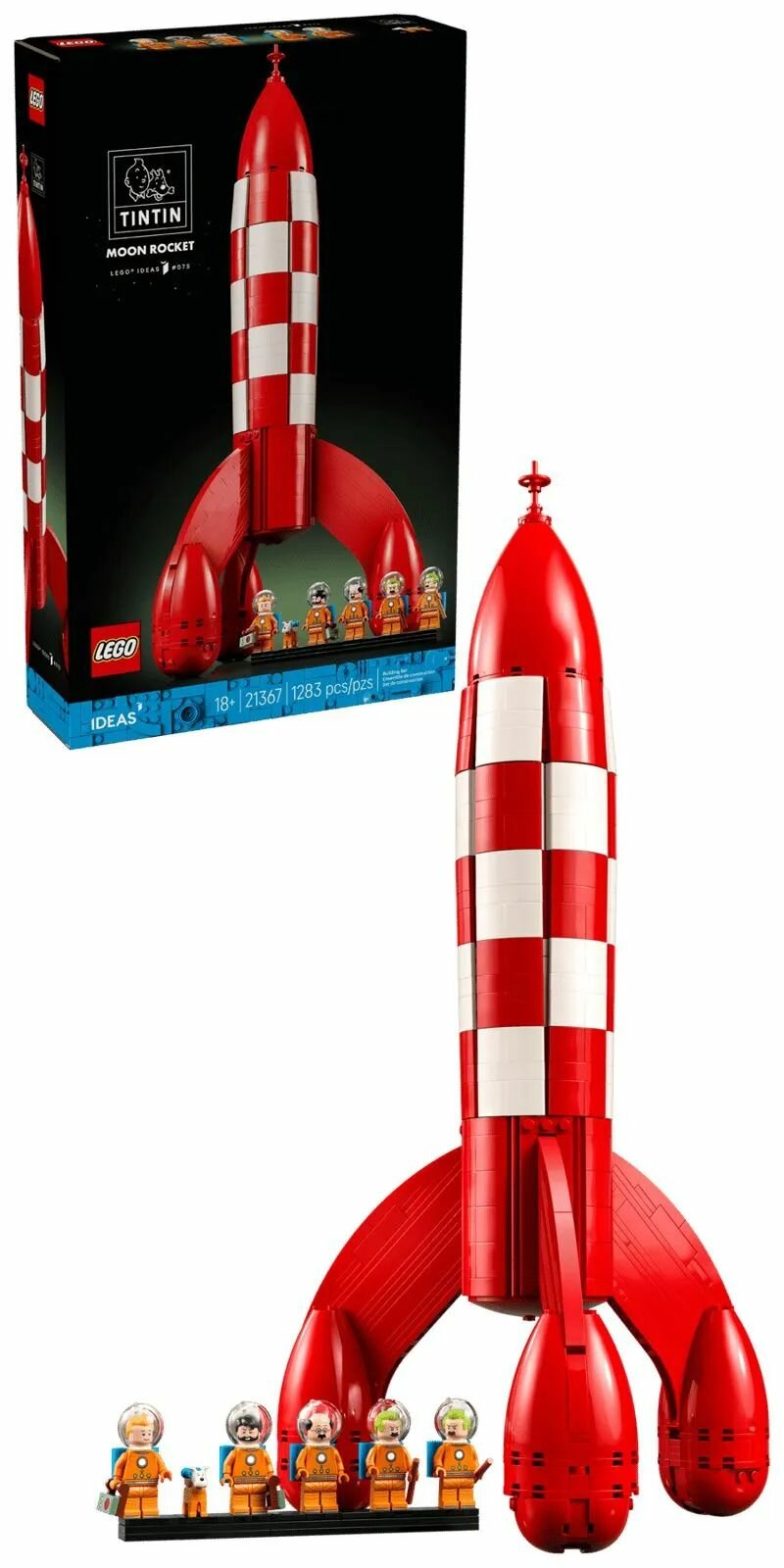 Конструктор LEGO Ideas 21367 Лунная ракета Тинтина
