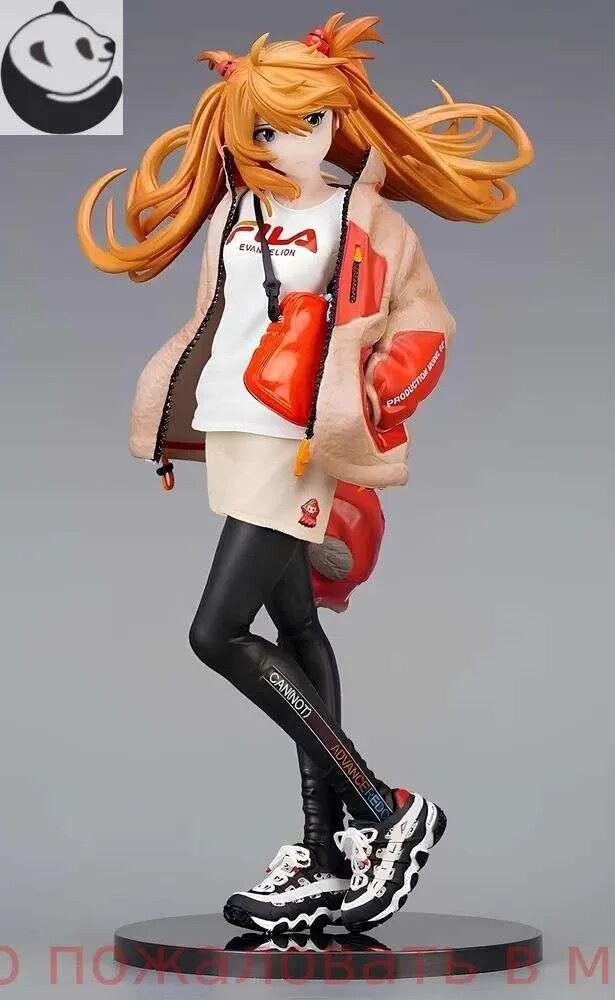 Фигурка Евангелион Аска Лэнгли / Evangelion Asuka (19см, пакет) orange