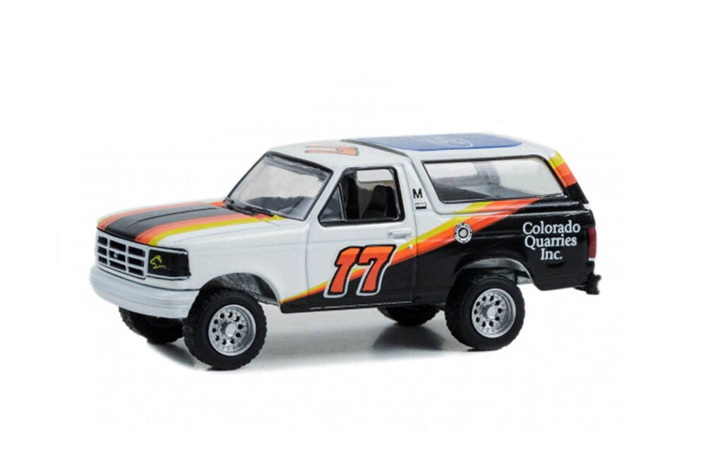 Модель коллекционная Ford bronco #17 jimmy ford pikes peak international hill climb 1994 (длина модели 6-10 см)