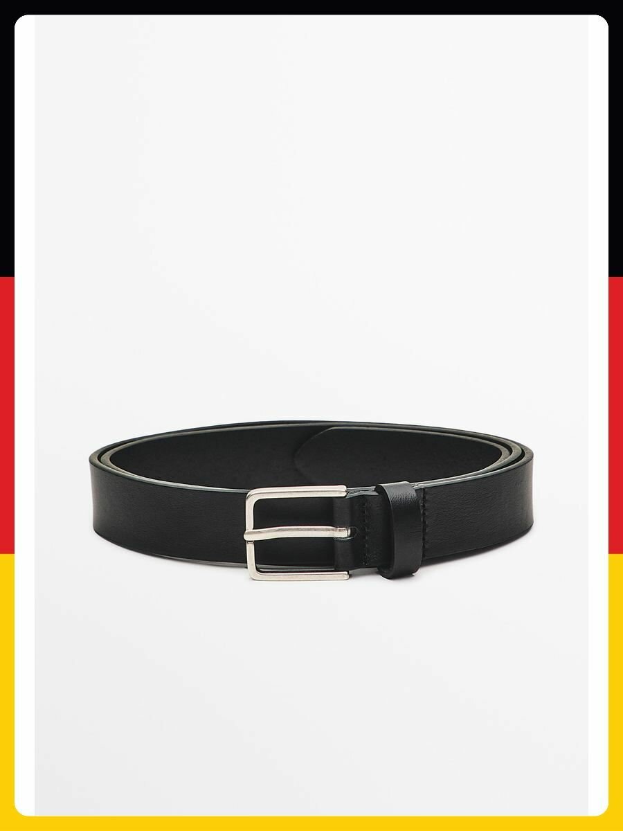 Ремень Massimo Dutti 2740/305, черный, 105