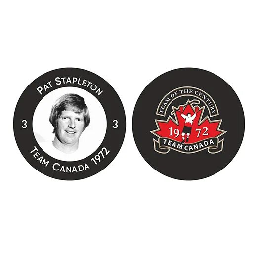 Rubena Шайба Team Canada-USSR 1972 STAPLETON 2-ст.