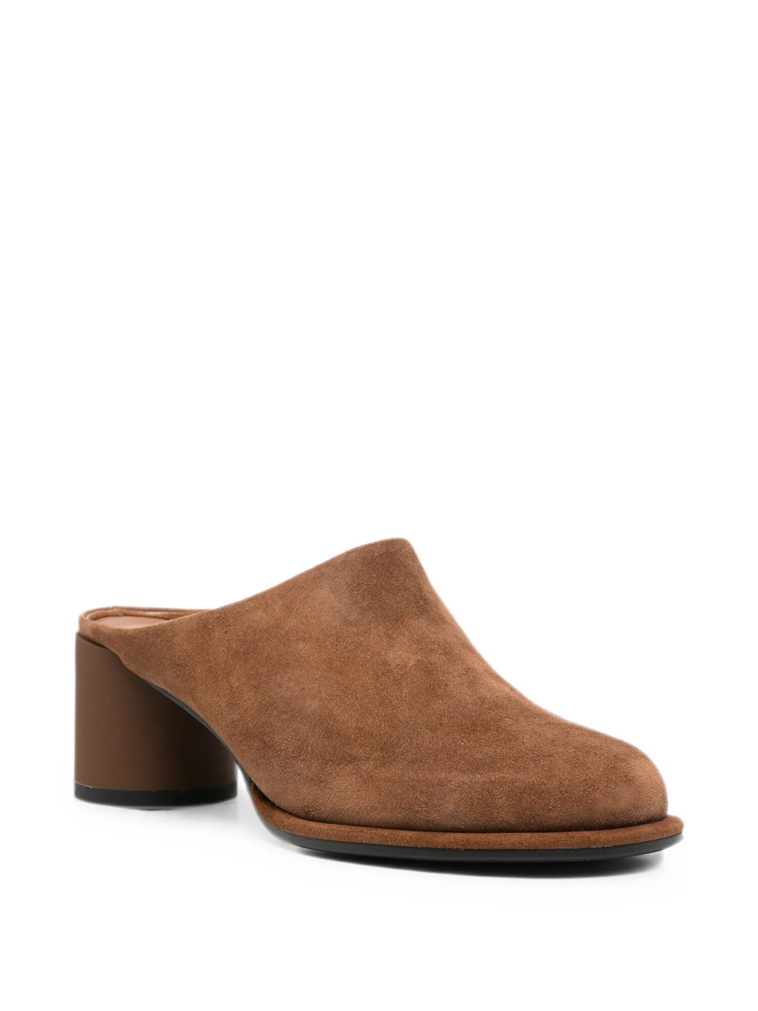 Мюли ADRIANNA FERETTI Suede block-heel mules, размер 40 — фото 1
