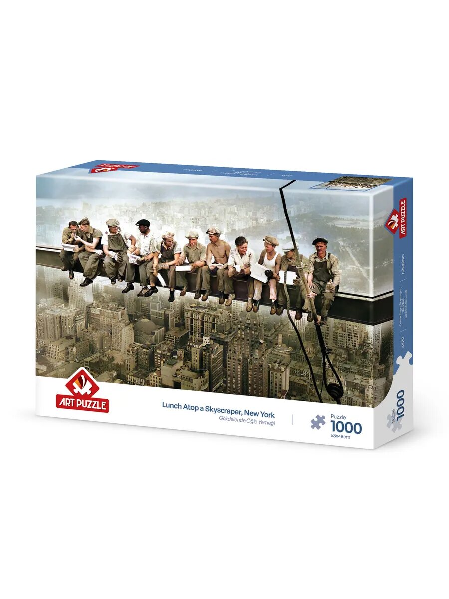 ART PUZZlE Обед на вершине небоскреба в Нью-Йорке 1000 дет.