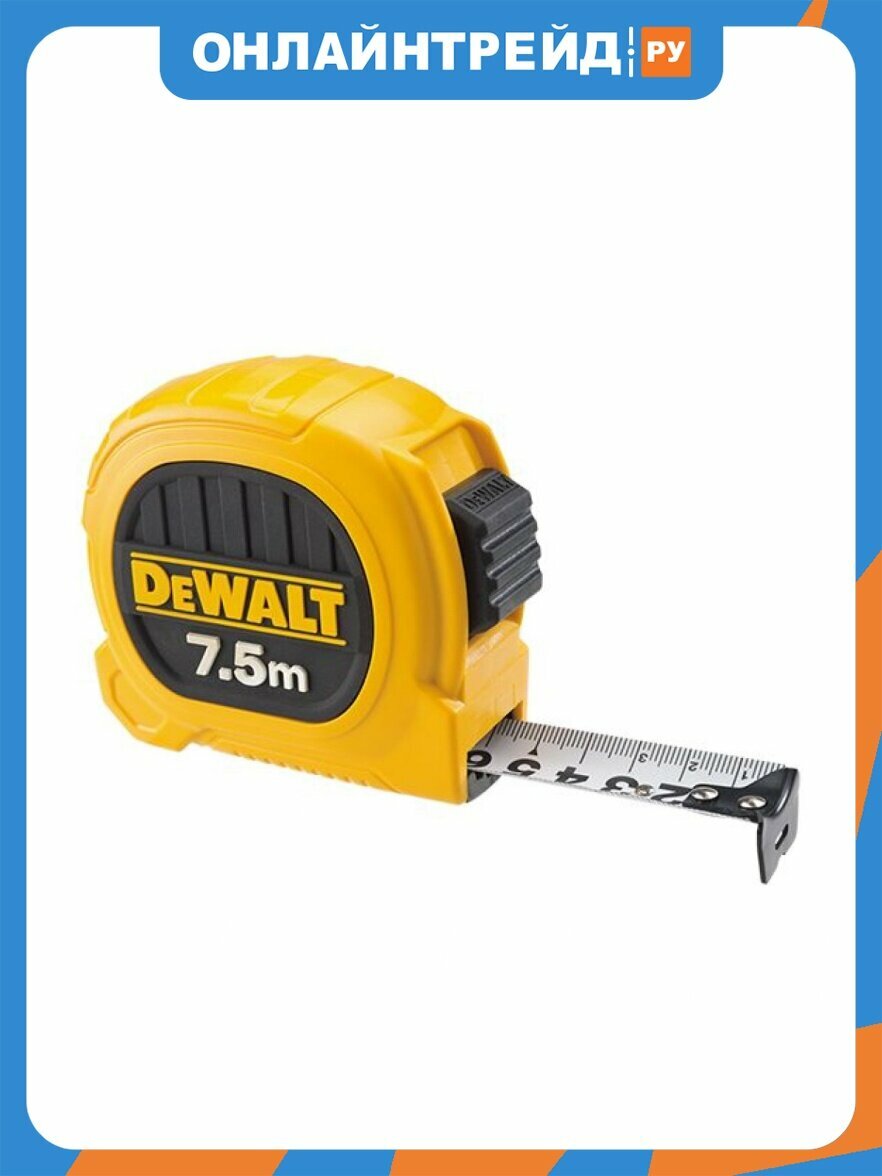 Рулетка Dewalt DWHT36158L-23, 7.5 м
