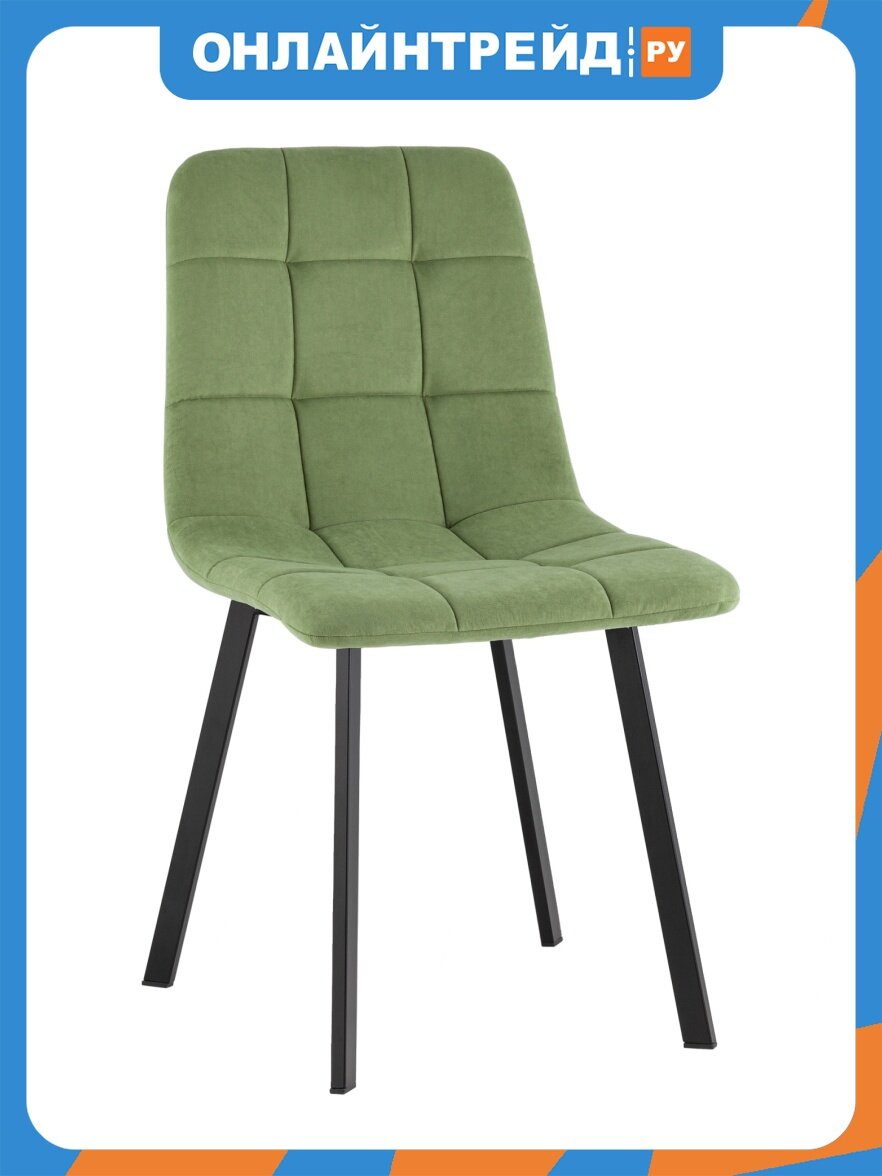 Стул обеденный Stool Group Одди Original Square велюр пыльно-оливковый
