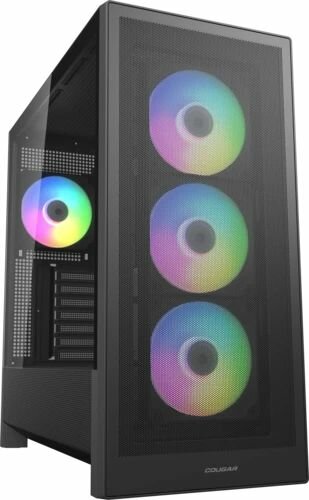 Компьютерный корпус Cougar MX230 RGB (MX230 RGB) черный - Midi Tower, E-ATX, USB 2.0 Type-A, USB 3.2 Gen 1 Type-A, USB 3.2 Gen 1 Type-C