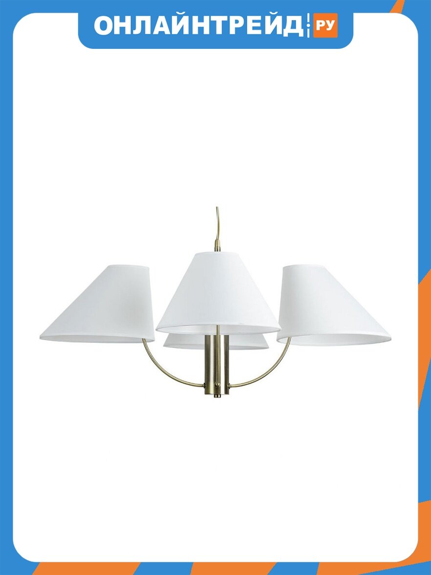 Подвесная люстра Arte Lamp Rondo A4086LM-4AB