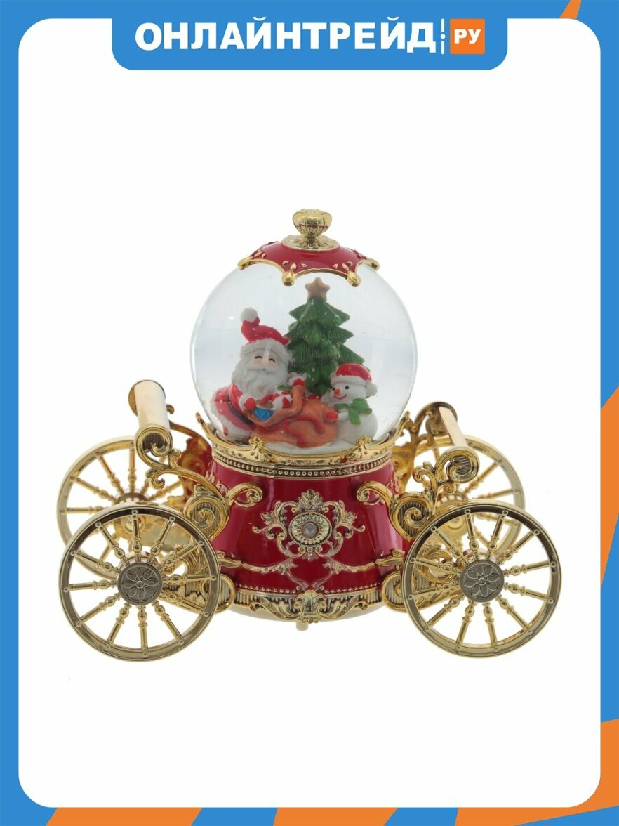 Фигурка декоративная Remeco Collection "Дед Мороз " шар, D10 см, 22х11х19 см 814359