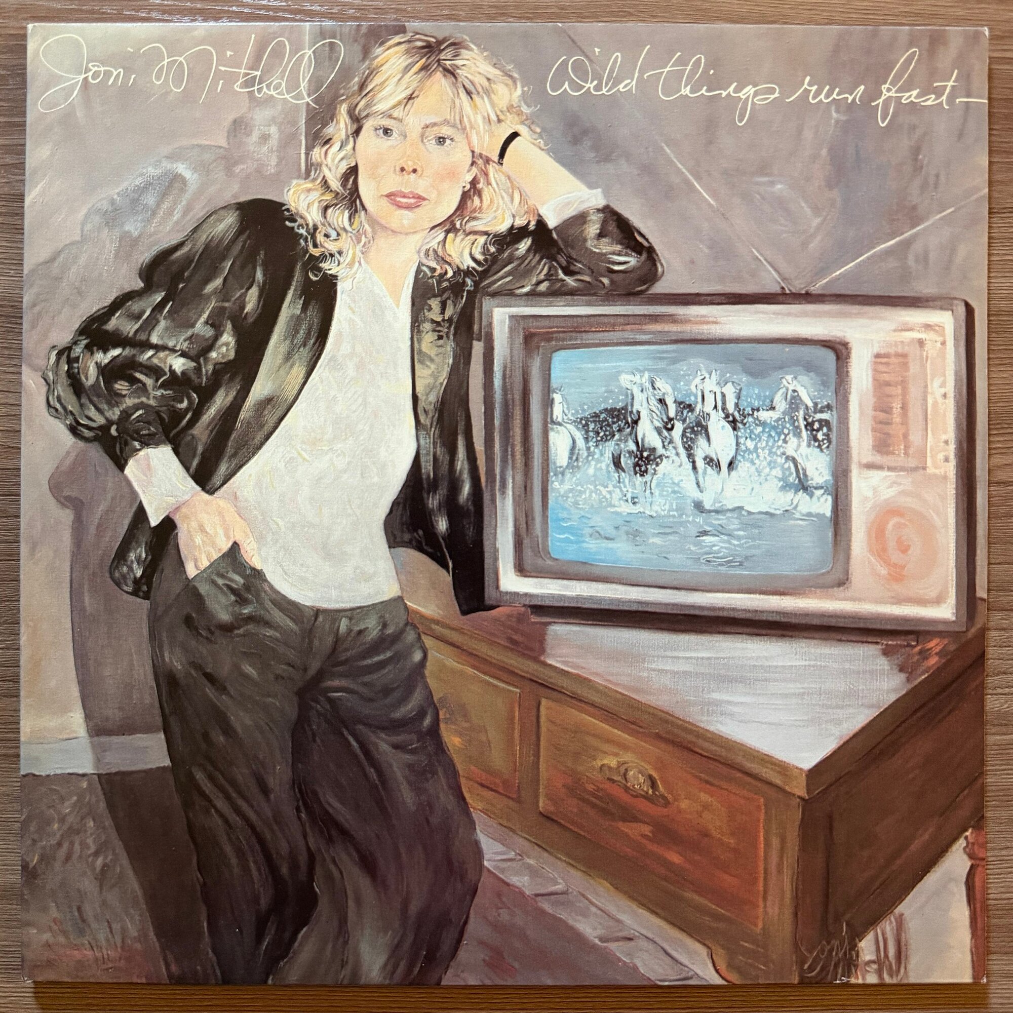 Виниловая пластинка Joni Mitchell Wild Things Run Fast (Голландия 1982г.)