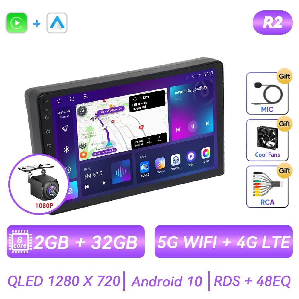 Android Car Toyota 8CORE 2G 32G CAM