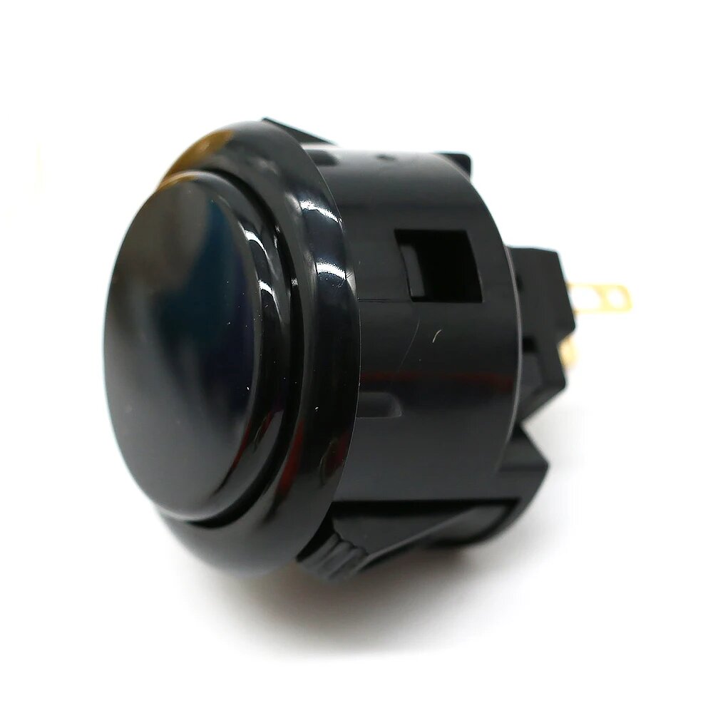 Оригинальные японские кнопки SANWA OBSF 24/30мм для аркадных автоматов 30mm black