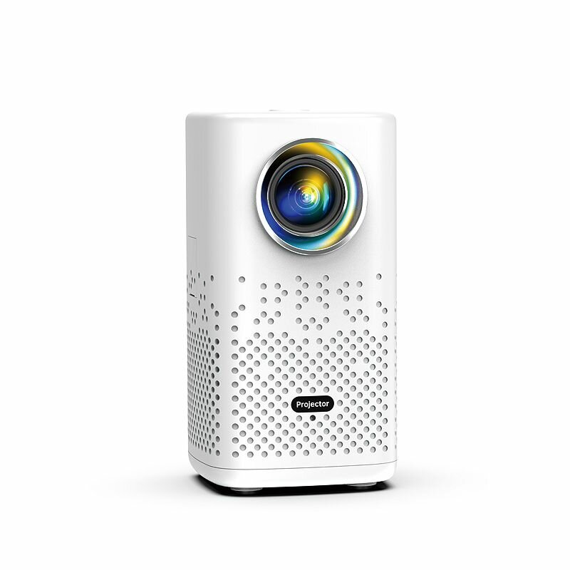 Проектор для фильмов 4K Full HD Android, переносной с WiFi и Bluetooth, с проекцией на стену и потолок, портативный со встроенным аккумулятором