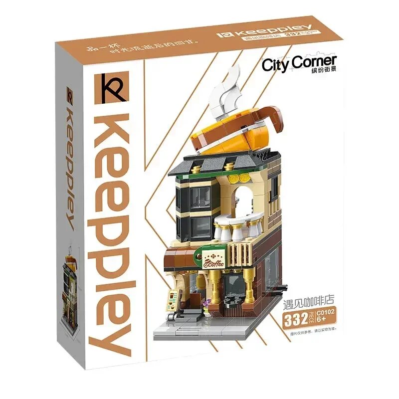Keeppley Конструктор Городской вид Кофейня Магазин C0102