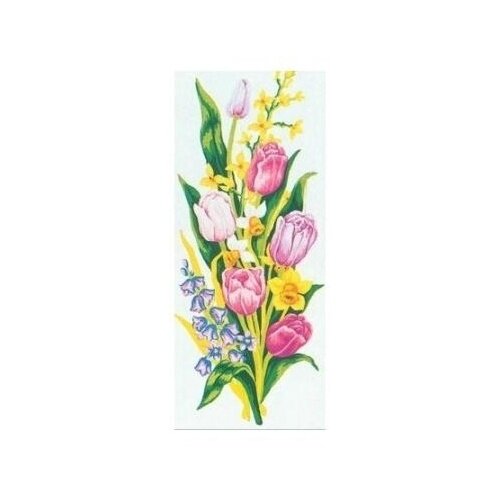 Канва Grafitec "Букет", ткань с рисунком, серия 8,000, 60х30 см
