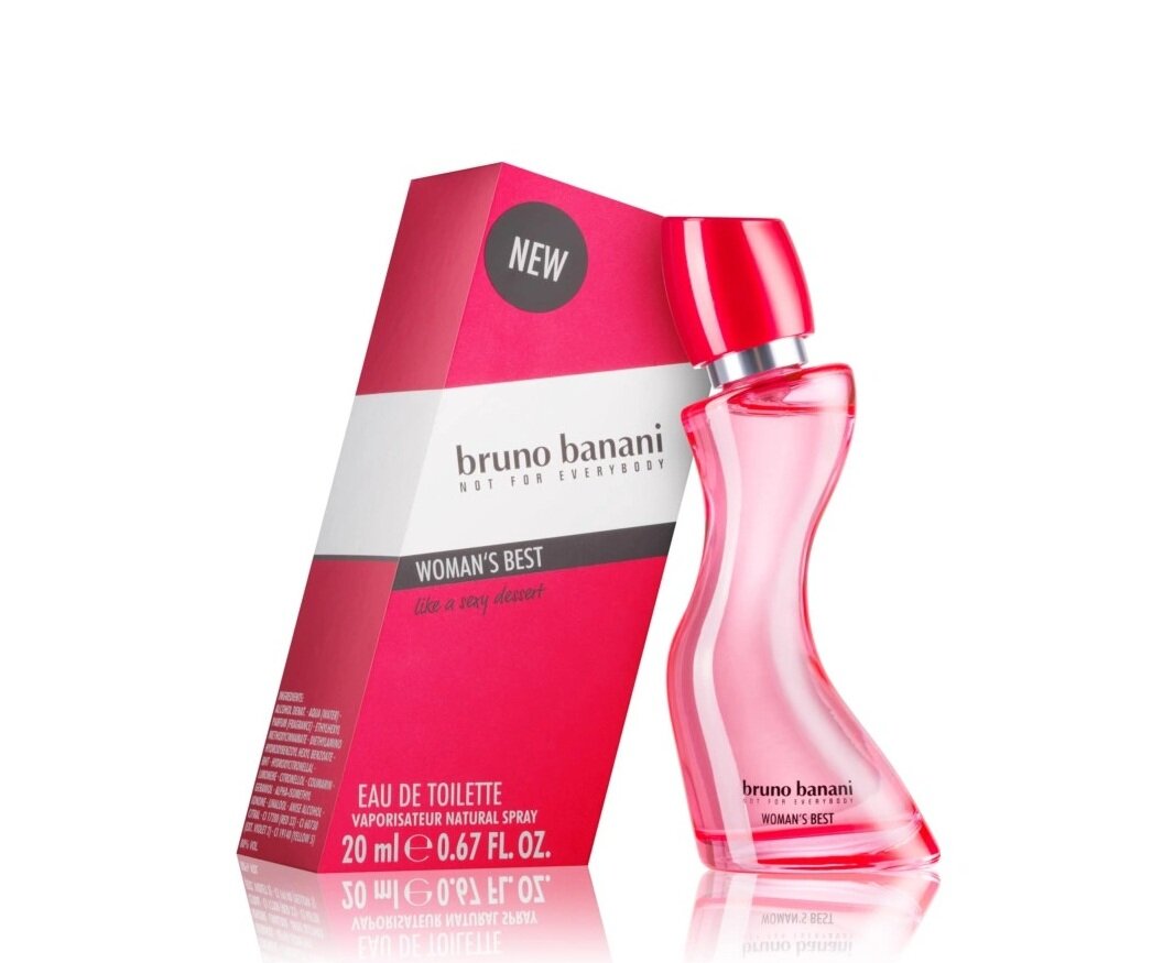 Bruno Banani Woman's Best 20 мл туалетная вода женская, цветочные, фруктовые