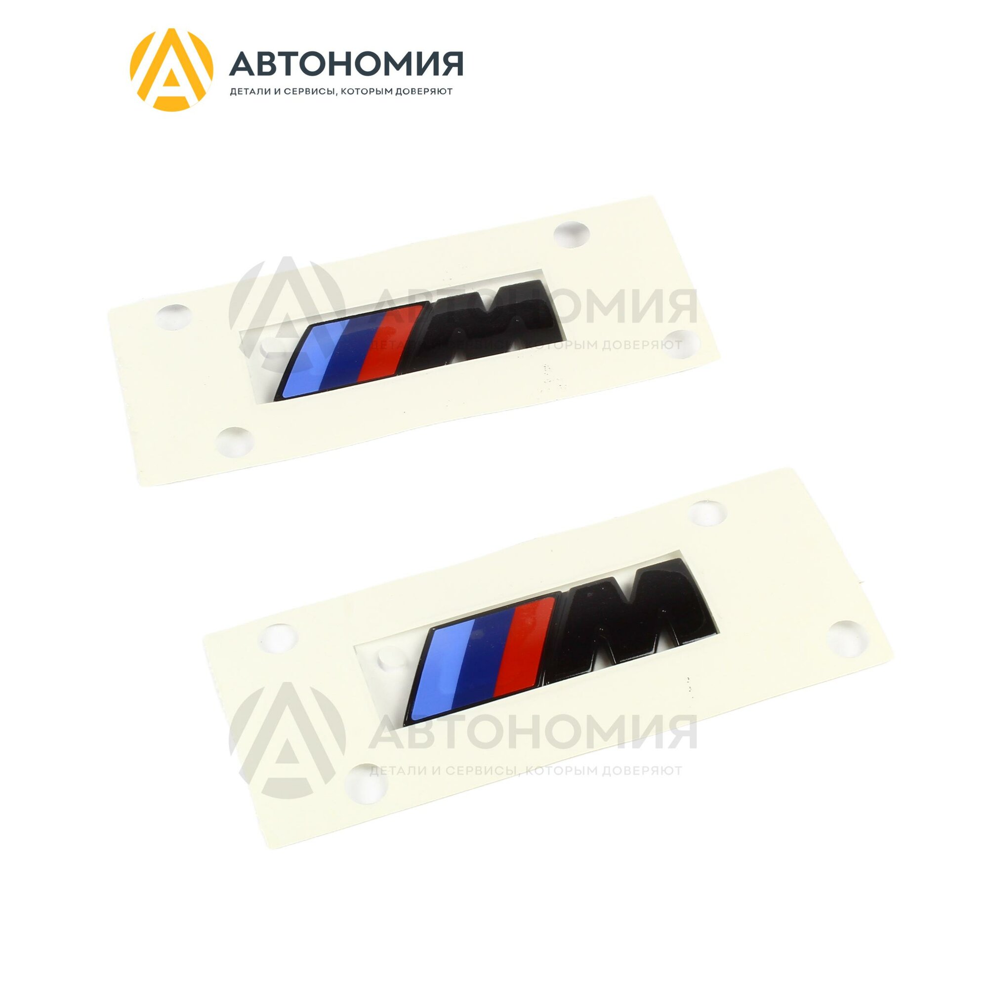 Комплект (2 шт) эмблем BMW M на крылья BMW 51 14 5 A4B 372