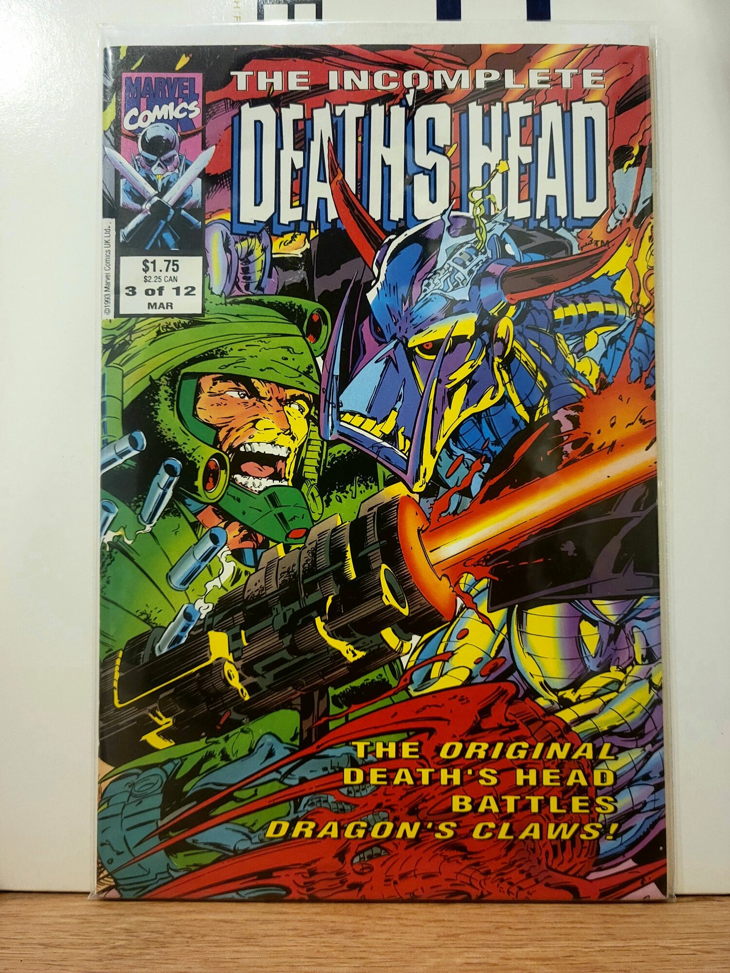 Ретро Комикс Deaths Head #3. 1993 Год. Оригинал!