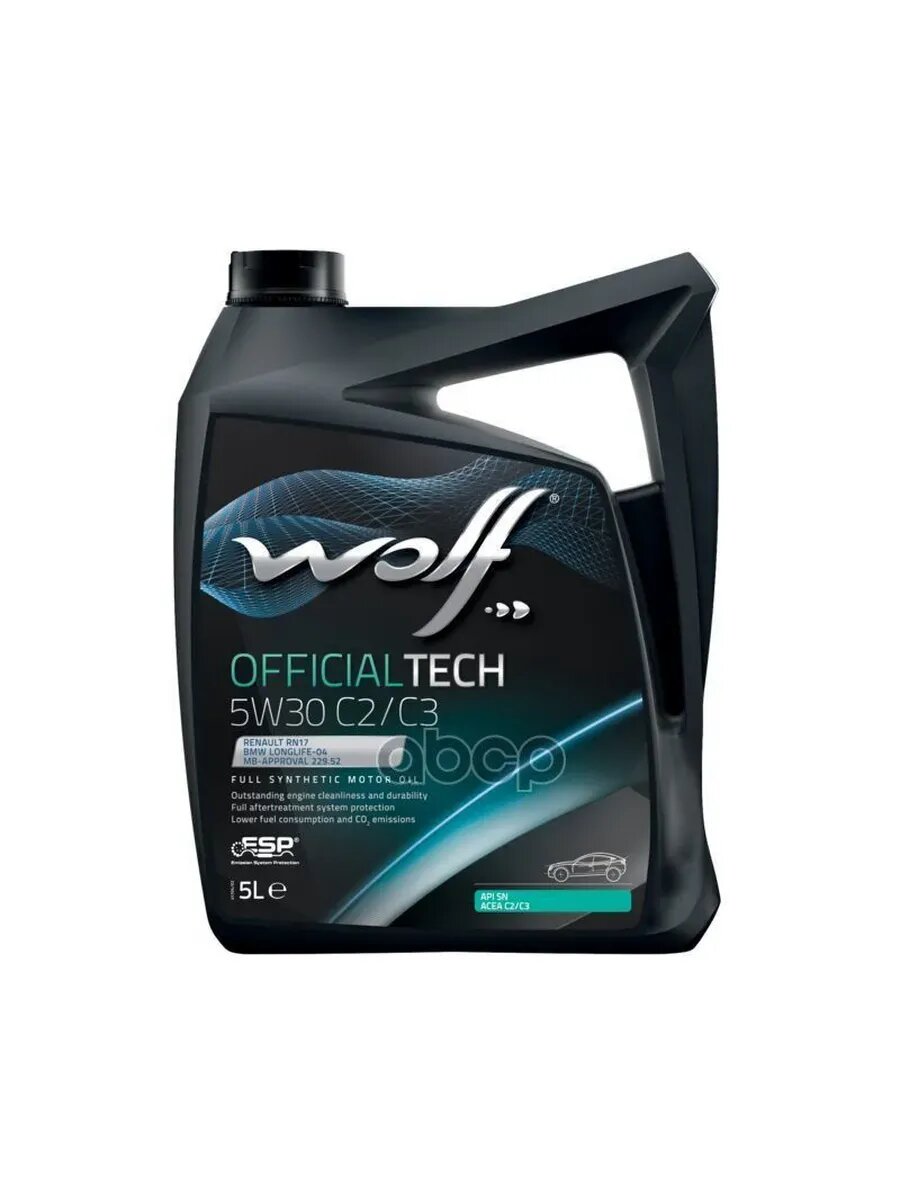 Wolf Wolf Officialtech 5W30 C2/С3 Синт. (5L)